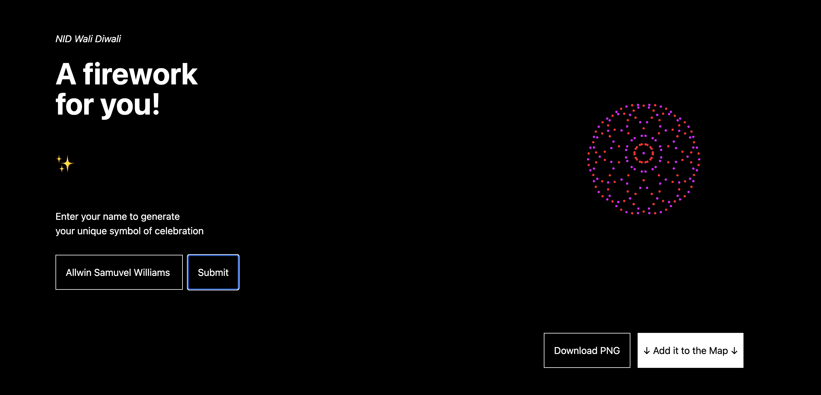 NID Wali Diwali 2020 - Allwin Williams
