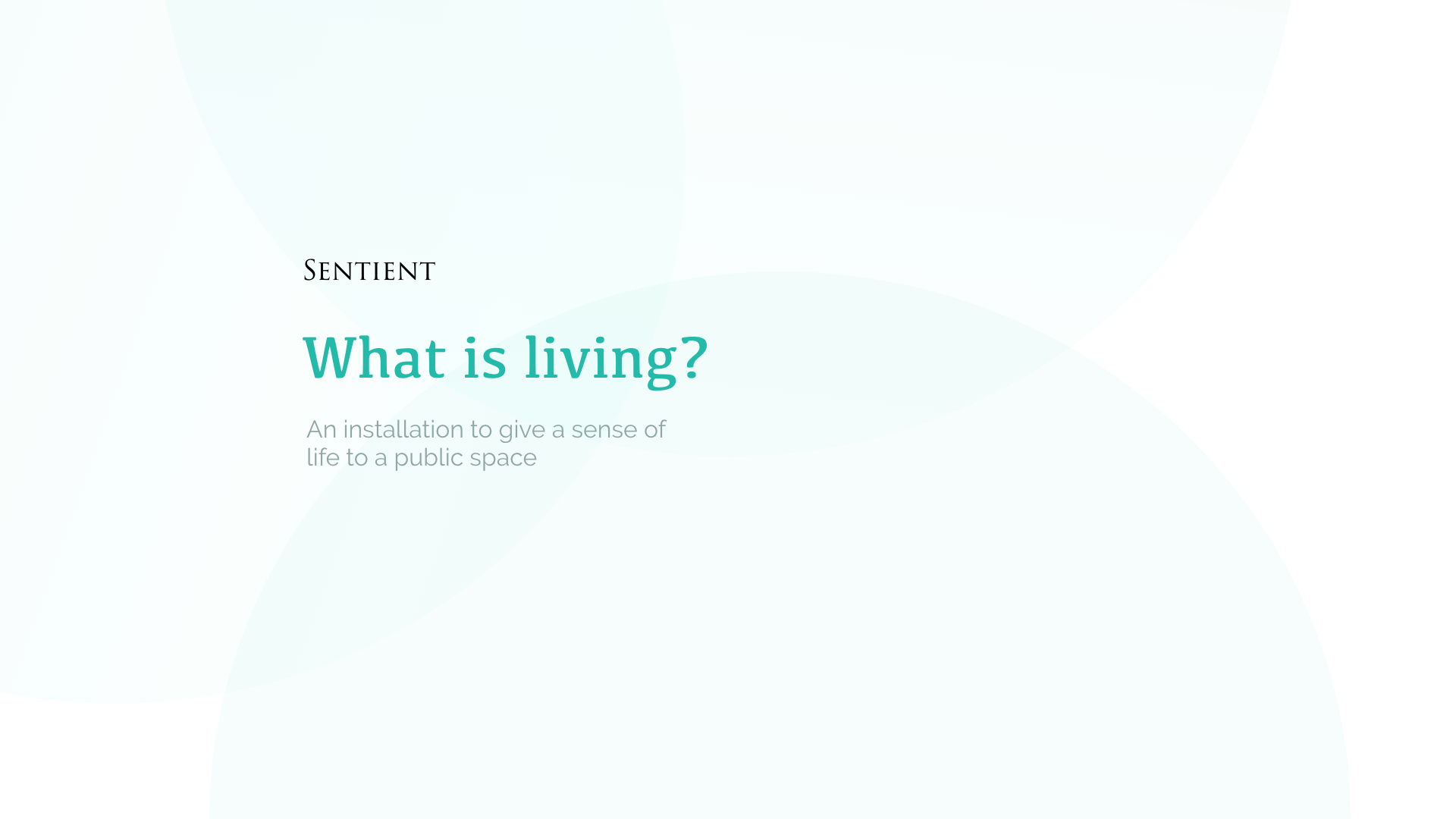 Sentient - Allwin Williams