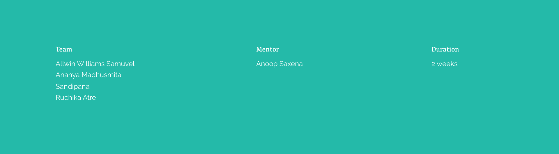 Sentient - Allwin Williams